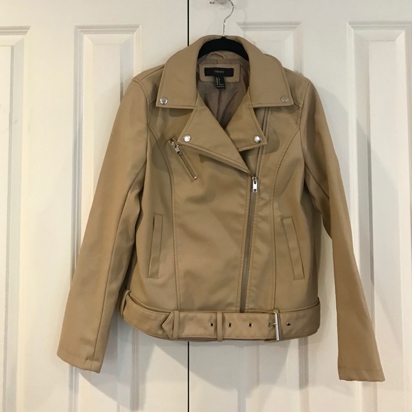 Forever 21 | Jackets & Coats | Camel Faux Leather Jacket | Poshmark